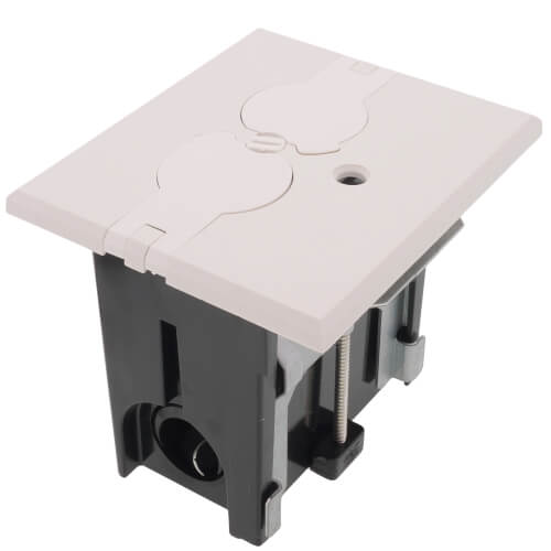 FLBAF101W - Arlington FLBAF101W - Adjustable Non-Metallic Floor Box for ...