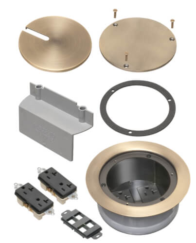 FLBC5570AB - Arlington FLBC5570AB - Recessed Floor Box Cover Kit w/ 2 ...
