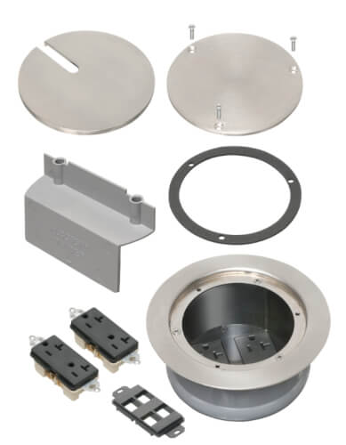 FLBC5570NL - Arlington FLBC5570NL - Recessed Floor Box Cover Kit w/ 2 ...