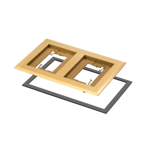 FLBC8520MB - Arlington FLBC8520MB - 2-Gang Non-Metallic Floor Box Cover ...