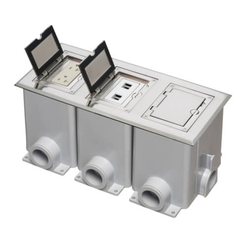 FLBC8530NL - Arlington FLBC8530NL - 3-Gang Non-Metallic Floor Box Cover ...