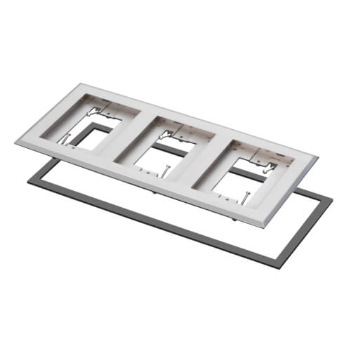 FLBC8530NL - Arlington FLBC8530NL - 3-Gang Non-Metallic Floor Box Cover ...