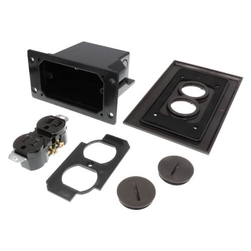 FLBR101BR - Arlington FLBR101BR - Non-Metallic Floor Box Kit for ...