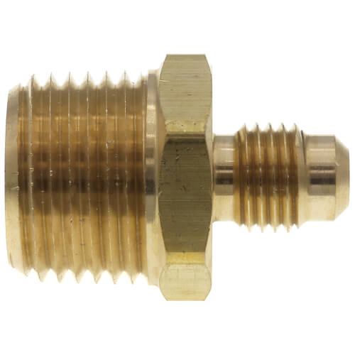 FLHU025-050 - Bluefin FLHU025-050 - 1/4" Flare x 1/2" MIP Brass Half Union