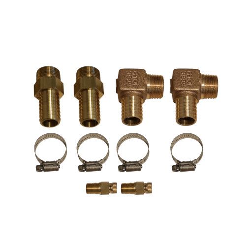 HK100 - FlowCenter Products HK100 - 1" MNPT Hose Kit w/ Heat Pump Fittings