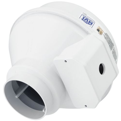 Fantech FR110 - FR Series Round Inline Exhaust Fan, 4" Duct (167 CFM ...