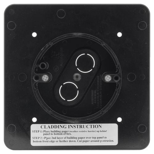 FR405F - Arlington FR405F - 6-3/4" Non-Metallic Flange Box For 1/2" or ...