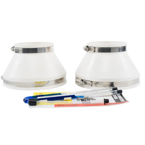 FRIK6X3 - Fantech FRIK6X3 - 6" x 3" Radon Installation Kit