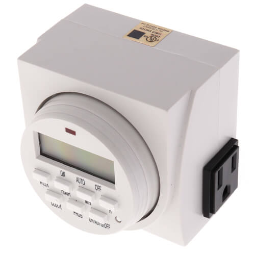 FTD7 - Fantech FTD7 - FTD7 7-Day Heavy Duty Grounded Programmable Timer