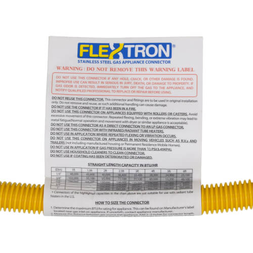 FTGC-YC38-36A - Everflow FTGC-YC38-36A - 3/8" ID (1/2" OD) Yellow ...