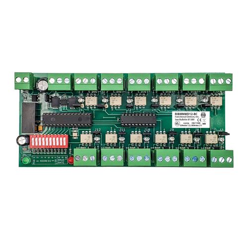 RIBMNWD12-BC - Functional Devices RIBMNWD12-BC - BACnet MS/TP Network Input Device, Twelve ...