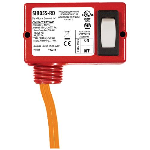 SIB05S-RD - Functional Devices SIB05S-RD - Switch, 20A, 2 Position ...
