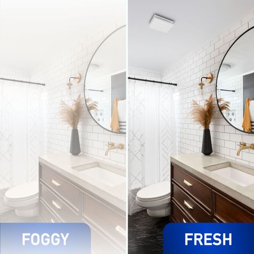 WhisperGreen Select Pre-Installed Multi-Speed + LED Light Ceiling ...