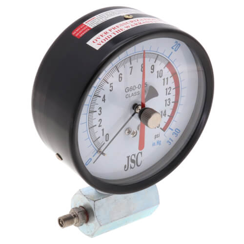 G65155 - Jones Stephens G65155 - 15 lb. Gas Test Gauge Assembly
