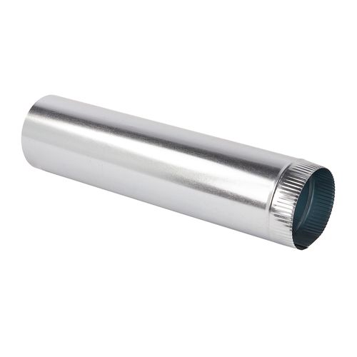 26CP4X24 - GAF Master Flow 26CP4X24 - 4" x 2' Round Metal Duct Pipe ...