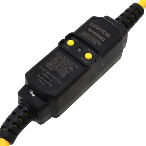 GFA15-2C - Leviton GFA15-2C - Automatic Reset GFCI Device w/ Molded-On ...