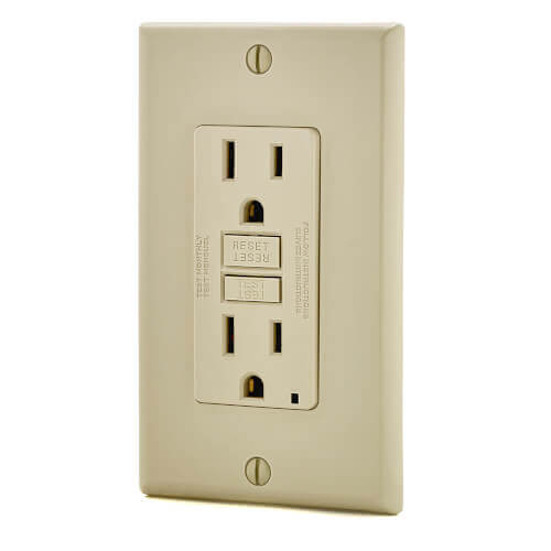 GFNT1-I - Leviton GFNT1-I - Self-test SmartlockPro Slim GFCI Receptacle ...