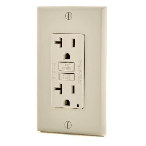 GFNT2-T - Leviton GFNT2-T - Self-test SmartlockPro Slim GFCI Duplex ...