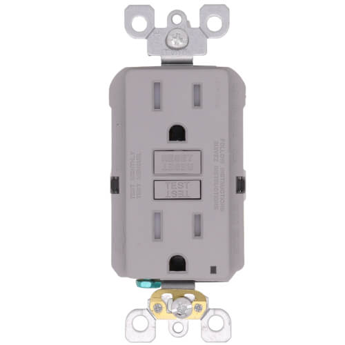 GFTR1-GY - Leviton GFTR1-GY - SmartlockPro Tamper-Resistant Self-Test ...