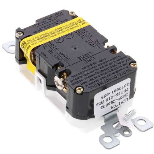 GFTR1-W - Leviton GFTR1-W - Self-test SmartlockPro Tamper Resistant ...