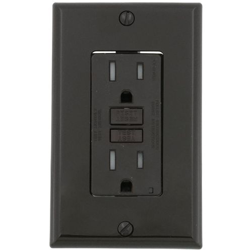 GFTR1 - Leviton GFTR1 - 15A SmartlockPro GFCI Receptacle/Outlet, Tamper ...
