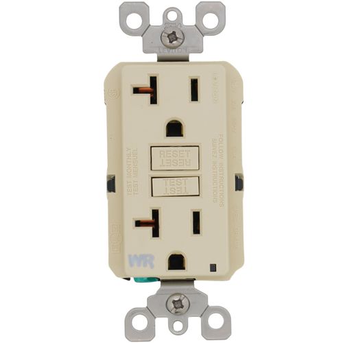 GFWR2-I - Leviton GFWR2-I - 20A GFCI Weather-Resistant Outlet, Self ...