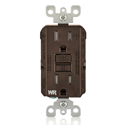 GFWT1 - Leviton GFWT1 - 15A GFCI Weather-Resistant Outlet, Self Test ...