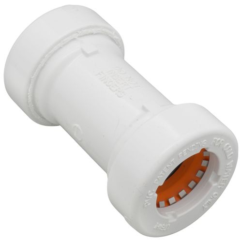 GL429-010 - GL429-010 - 1" PVC GripLoc Coupling, 235 psi (White)