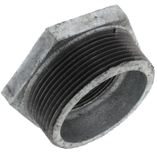 GMBU3004 - Everflow GMBU3004 - 3" x 2" Galvanized Malleable Hex Bushing