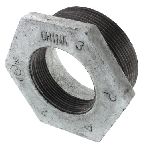 GMBU3004 - Everflow GMBU3004 - 3" x 2" Galvanized Malleable Hex Bushing