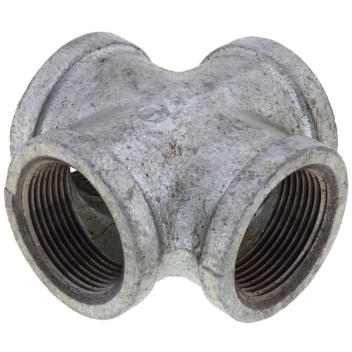 GMCR0114 - Everflow GMCR0114 - 1-1/4" Galvanized Malleable Cross
