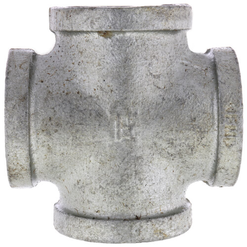GMCR0114 - Everflow GMCR0114 - 1-1/4" Galvanized Malleable Cross