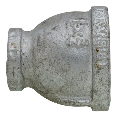 GMRC1122 - Everflow GMRC1122 - 1-1/2" x 3/4" Galvanized Malleable Reducing Couplings