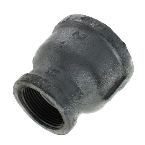 GMRC2004 - Everflow GMRC2004 - 2" x 1-1/4" Galvanized Malleable Reducing Coupling