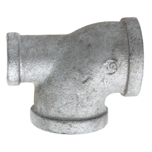 GMRT1005 - Everflow GMRT1005 - 1" x 1/2" x 1" Galvanized Reducing Tee
