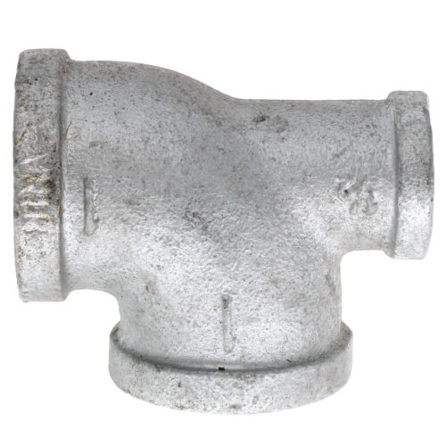 GMRT1005 - Everflow GMRT1005 - 1" x 1/2" x 1" Galvanized Reducing Tee