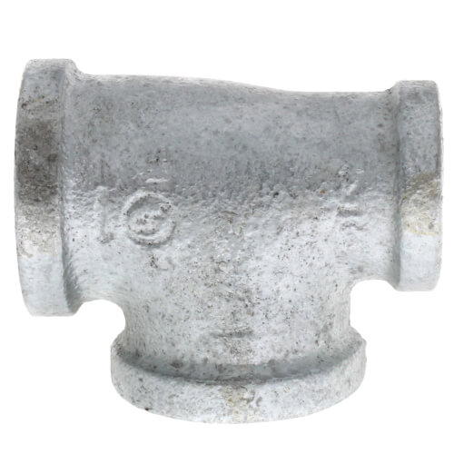 GMRT1008 - Everflow GMRT1008 - 1" x 3/4" x 1" Galvanized Reducing Tee