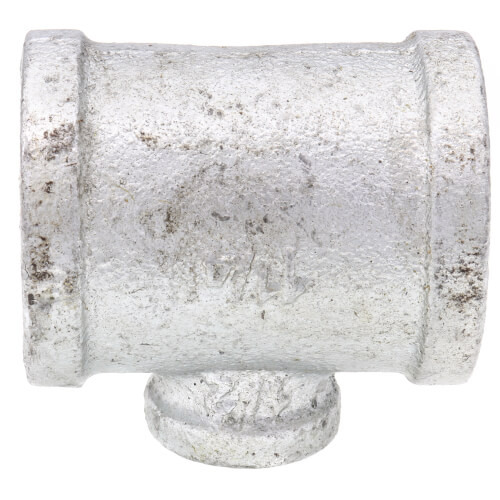 GMRT1401 - Everflow GMRT1401 - 1-1/4" x 1-1/4" x 1/2" Galvanized Reducing Tee
