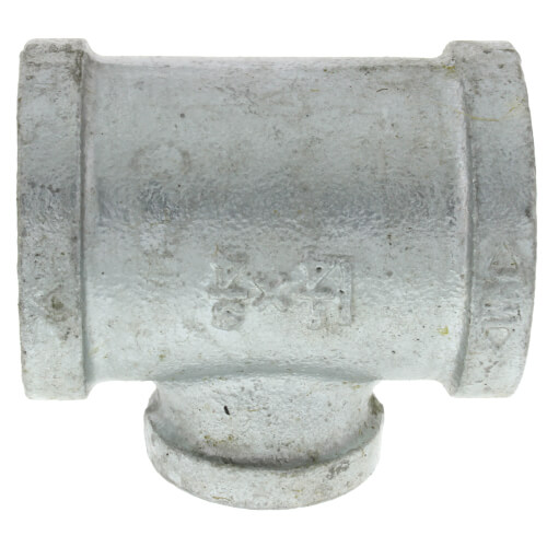 GMRT1402 - Everflow GMRT1402 - 1-1/4" x 1-1/4" x 3/4" Galvanized Reducing Tee