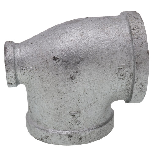 GMRT2008 - Everflow GMRT2008 - 2" x 3/4" x 2" Galvanized Reducing Tee