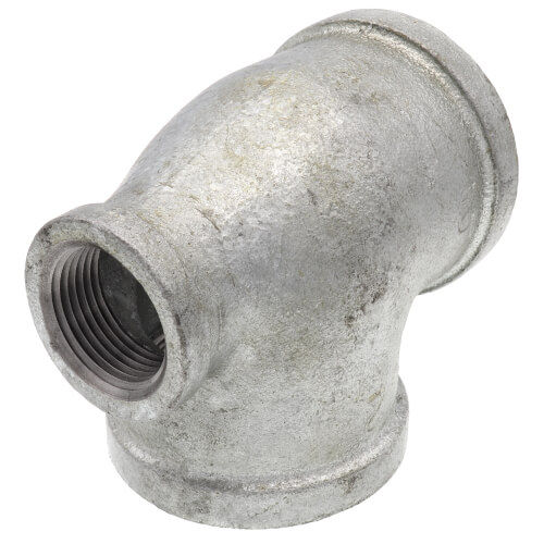 GMRT2011 - Everflow GMRT2011 - 2" x 1" x 2" Galvanized Reducing Tee