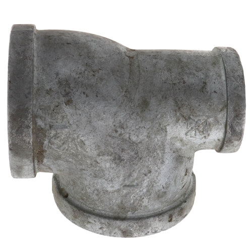 GMRT2015 - Everflow GMRT2015 - 2" x 1-1/4" x 2" Galvanized Reducing Tee