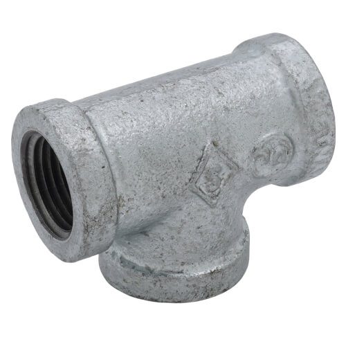 GMTE0012 - Everflow GMTE0012 - 1/2" Galvanized Malleable Tee