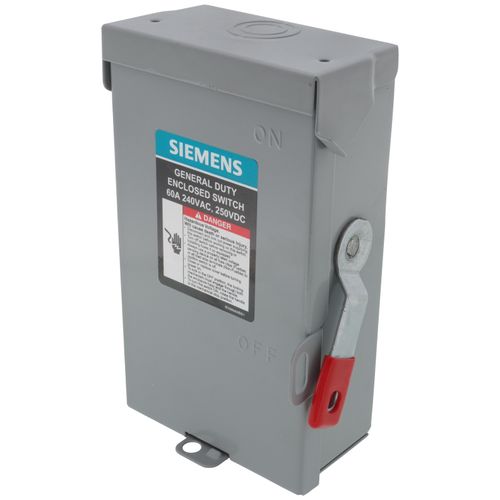 GNF222A - Siemens GNF222A - 60A Low-Voltage VBII Double-Break Enclosed ...