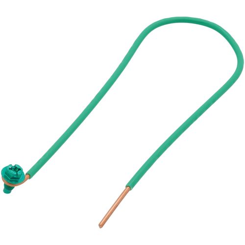 GP1250 - LH Dottie GP1250 - 12-1/2" Solid 12AWG Ground Pigtail w/ Hex ...