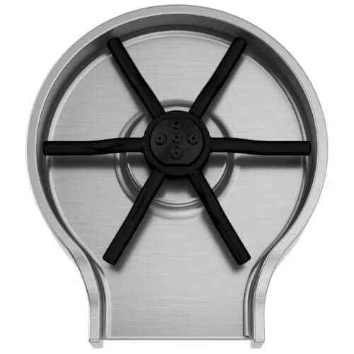 GR250-AR - Delta GR250-AR - 4" Metal Glass Rinser (Arctic Stainless ...