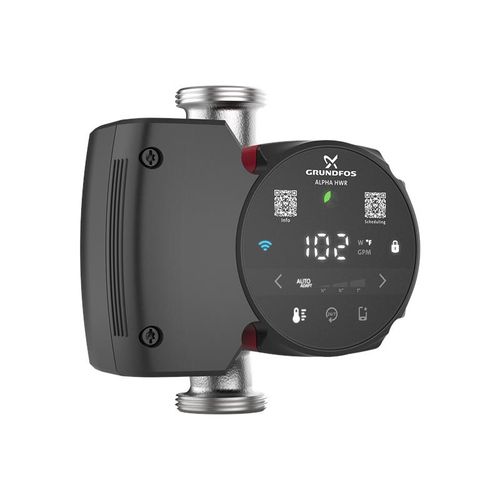 92603113 - Grundfos 92603113 - ALPHA HWR 15-29 SU/T High-Efficiency Hot ...