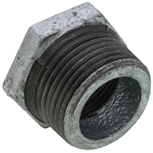 GVB100-075C - Bluefin GVB100-075C - 1" x 3/4" Galvanized Malleable Hex ...