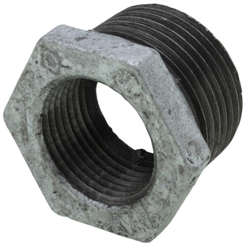 GVB100-075C - Bluefin GVB100-075C - 1" x 3/4" Galvanized Malleable Hex ...