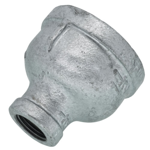 GVC150-050C - Bluefin GVC150-050C - 1-1/2" x 1/2" Galvanized Malleable Reducing Coupling